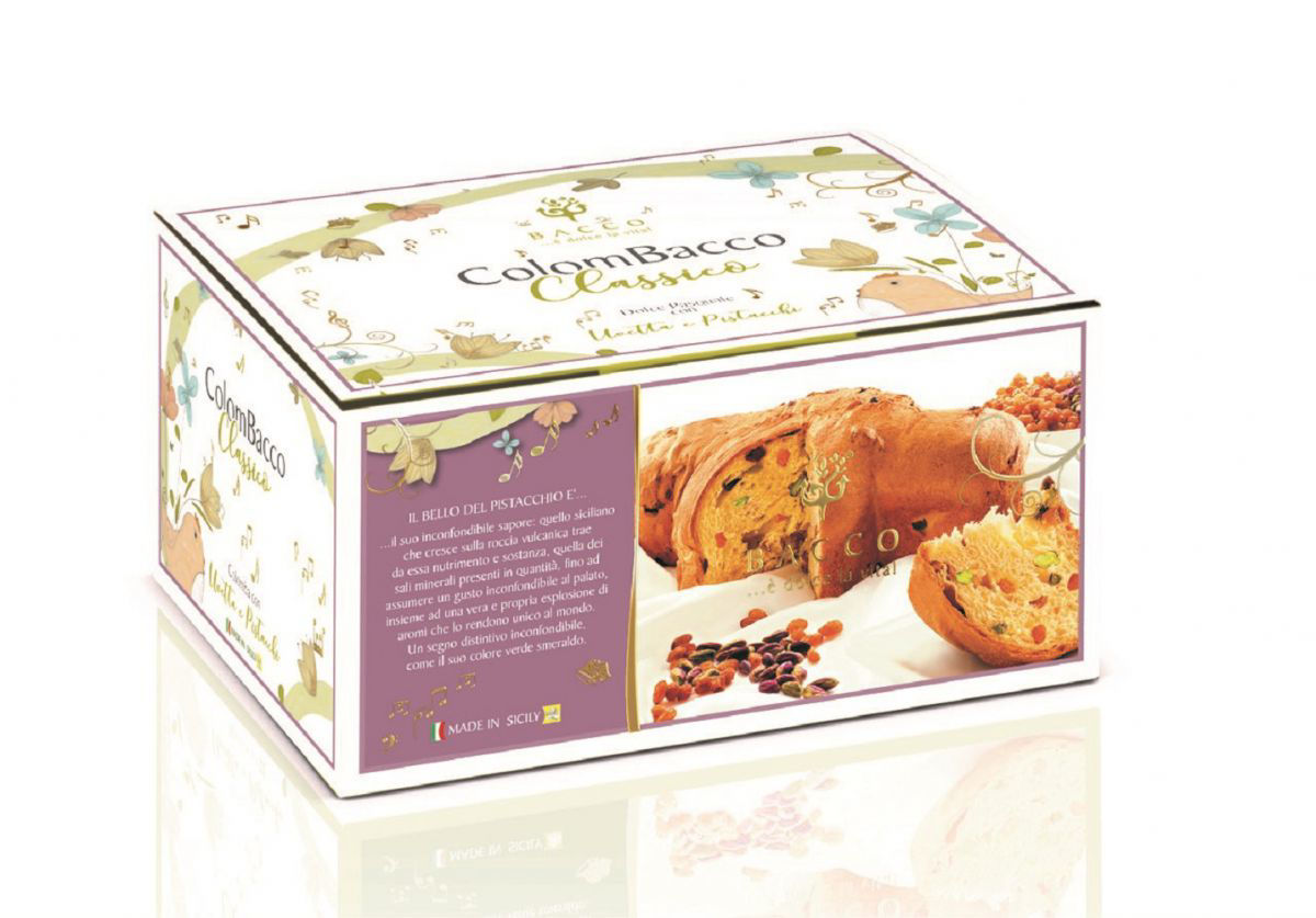 Italien Gourmet. COLOMBA CLASSICA UVETTA E PISTACCHIO